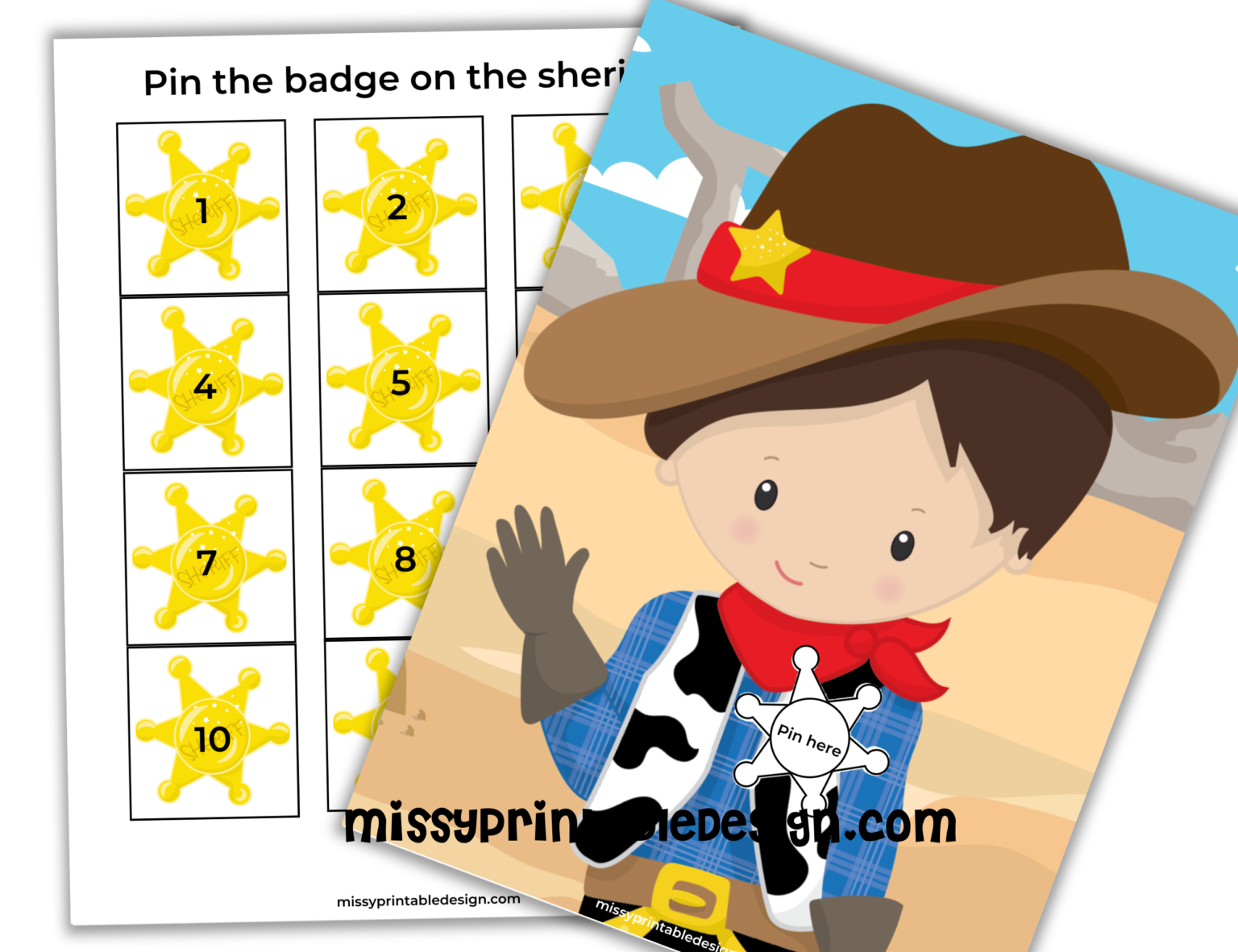 Free Printable Cowboy Party Games - MissyPrintableDesign