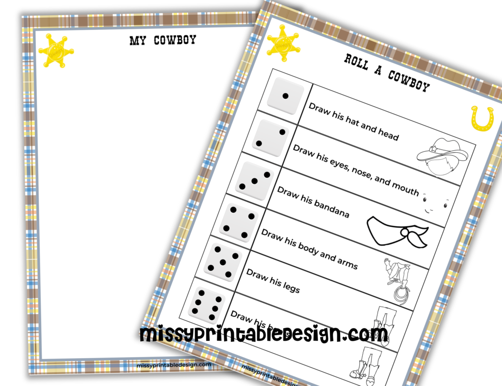 Free Printable Cowboy Party Games - MissyPrintableDesign