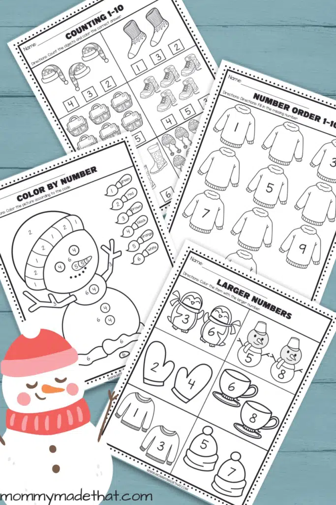 Free Printable Winter Activities For Kids - MissyPrintableDesign